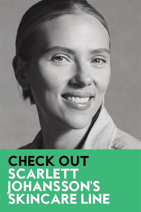 Scarlett Johanssons Skincare Line Is Here And She Wants It To