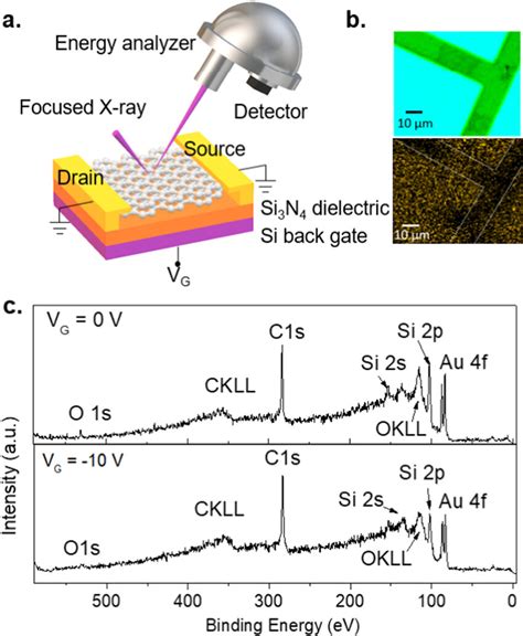 A Schematic Of Operando Xps Characterization On Graphene Fet Device