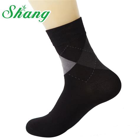 Bamboo Water Shang Men Bamboo Fiber Socks Mens Elite Business Casual