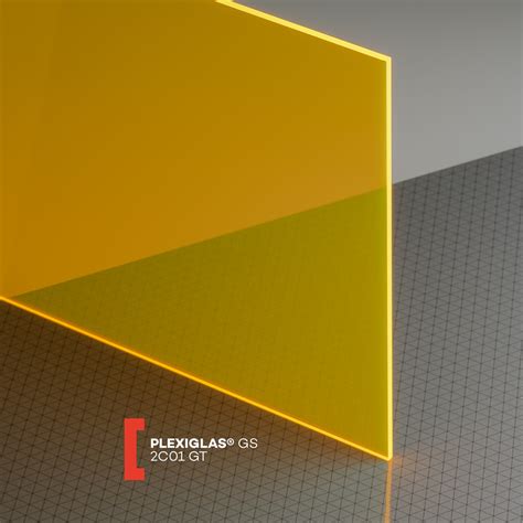 PLEXIGLAS® GS Fluoreszierend Acrylglas Platte farbig | Orange | 2C01 ...