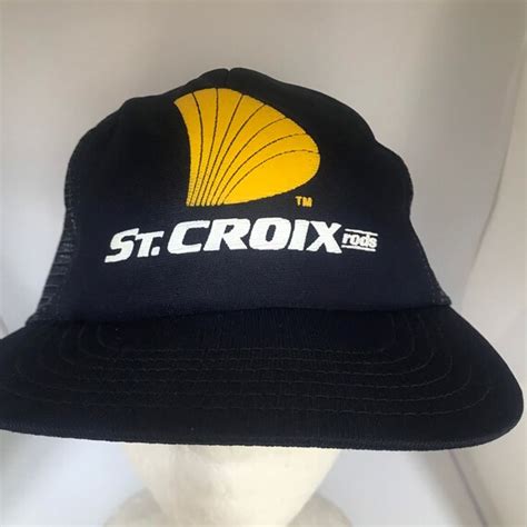 Vintage St Croix Trucker Snapback Hat Adjustable 1990s Gem