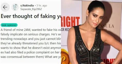 Poonam Pandey Real Id Se Aao Netizens Quip As Man Plans To Stage Own