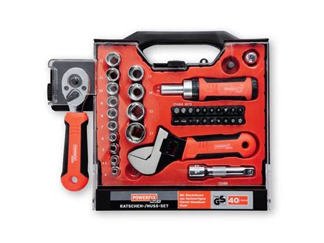 Powerfix Ratchet Socket Set Lidl Ireland Specials Archive