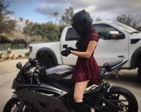 Women Riding Motorcycles Girl Riding Motorcycle Motorbike Girl