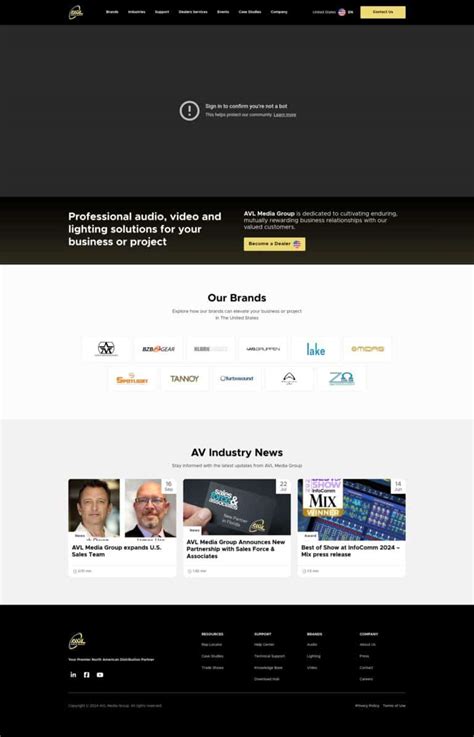 AVL Media A Website Built With Bricks Builder