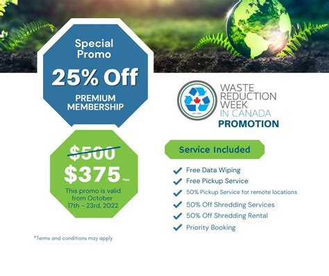 Eras Waste Reduction Week 2022 Promotion