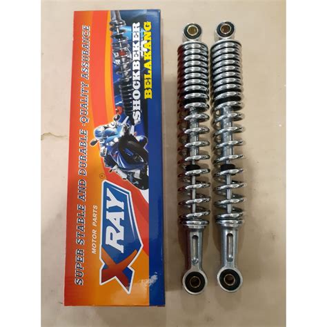 Jual Shock Skok Shockbreaker Belakang SILVER Supra X XX Fit Lama 340mm