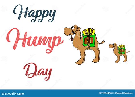Illustration Of A `happy Hump Day` Stock Vector Illustration Of