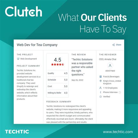 Techtic Solutions Inc On Linkedin Clientreview Websitedevelopment