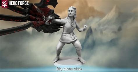 Big Stone Claw Made With Hero Forge