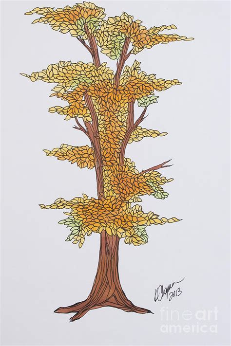 First Lake Tree Drawing By Kristi Chapman Fine Art America