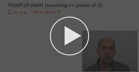 merge sort analysis week 1 coursera