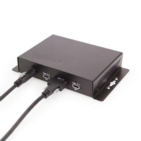 4 Port 320w Usb 3 2 Gen 2 Pd 3 1 Epr Hub W 140w Pd Epr Upstream And Esd