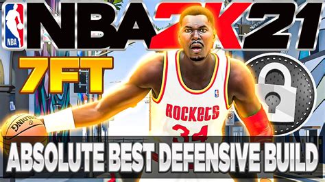 Absolute Best Ft Defensive Center Build On Nba K Best Center Build On Nba K Youtube
