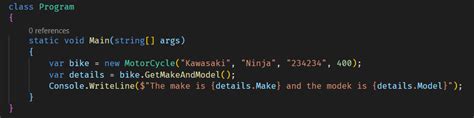 Fun With Tuples In C 7 And Above Conrad Akunga Esquire Code