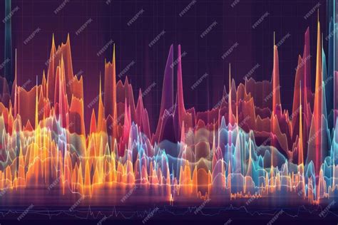 Abstract Digital Data Visualization Premium Ai Generated Image