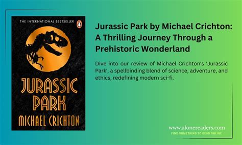 Jurassic Park By Michael Crichton A Thrilling Journey Through A