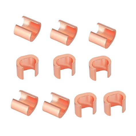 C Type Crimp Connector Copper Connecting Clamp Cable Lug Terminal For