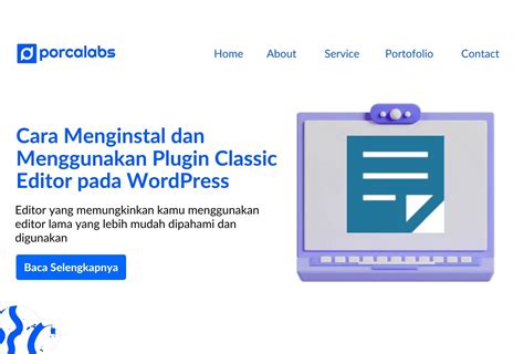 Cara Menginstal Dan Menggunakan Plugin Classic Editor Pada WordPress