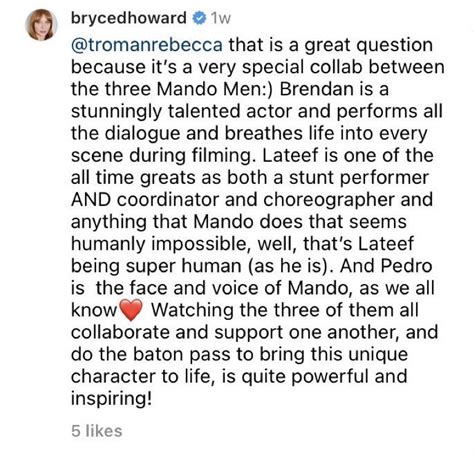 Mandoverse Updates On Twitter Director Bryce Dallas Howard Answered A