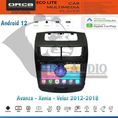 Jual Head Unit Android Orca Eco Lite Avanza Veloz Xenia 2012 2018 9