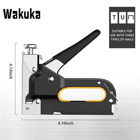 Upholstery Staple Gun Nail Gun Heavy Duty 3 In 1 Manual