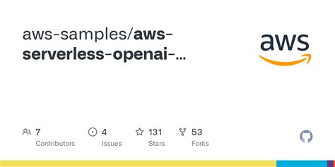 Issues · Aws Samplesaws Serverless Openai Chatbot Demo · Github