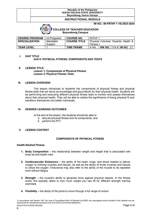 MS Pathf 1 Module 2 NUEVA VIZCAYA STATE UNIVERSITY Bayombong Nueva