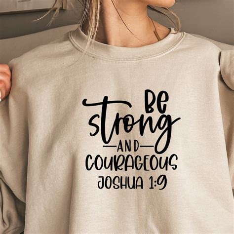 Joshua 1 9 Svg Etsy