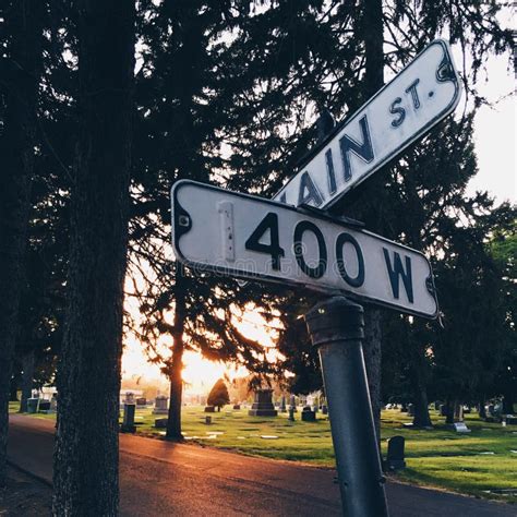 Crossroads With Confusing Directional Arrow Sign Stock Photo Image Of