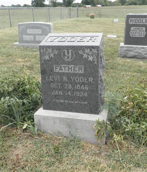 Levi Naftzinger Yoder 1846 1924 Find A Grave äreminne