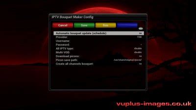 VU Plugins Streaming IPTV E M U Bouquet IPTV Bouquet Maker Latest Version Vuplus Images