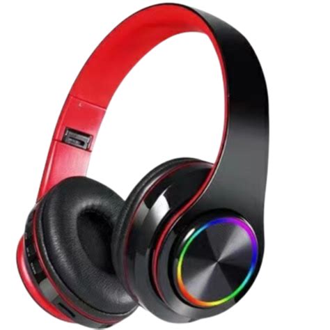 Jual Headset Bluetooth TWS Lampu LED Warna Warni B39 B39M Headset Bluetooth HiFi Stereo