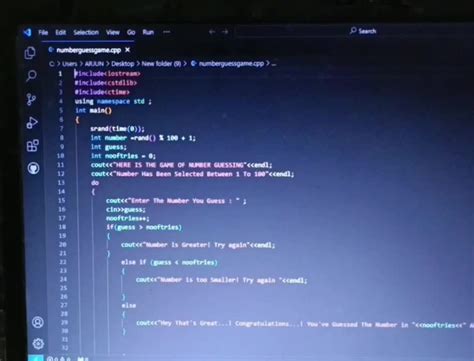 shreya powar on linkedin softwaredevelopment c internship numberguessinggame codsoft