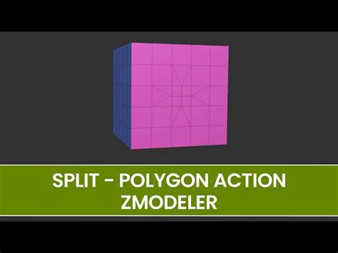 Zbrush Zmodeler Tutorial Split Jayanam Tutorials 3d Models Julia