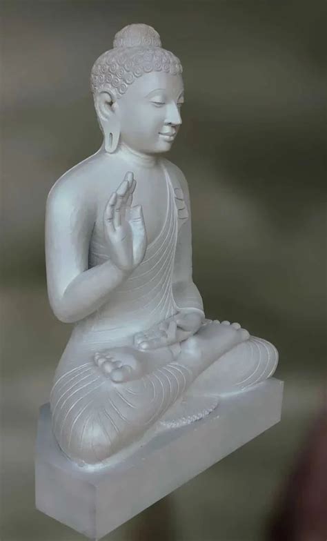 Rajendra Arts Handmade White Marble Buddha Statues Sizedimension 3