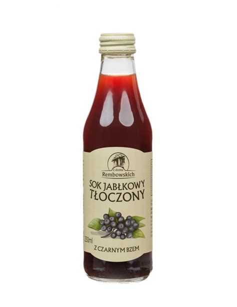 Sok jabłkowy 100 NFC 250 ml Rembowscy NAPOJE I SOKI Kup teraz E