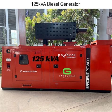 Mahindra Powerol 125kva Diesel Generator 3 Phase At ₹ 868765piece In