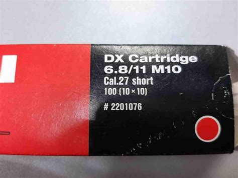 Купить Патроны монтажные Б/У Hilti DX Cartridge 6.8/11 M10 STD, цена ...