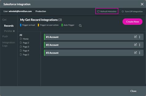 Refresh Metadata Titan Web
