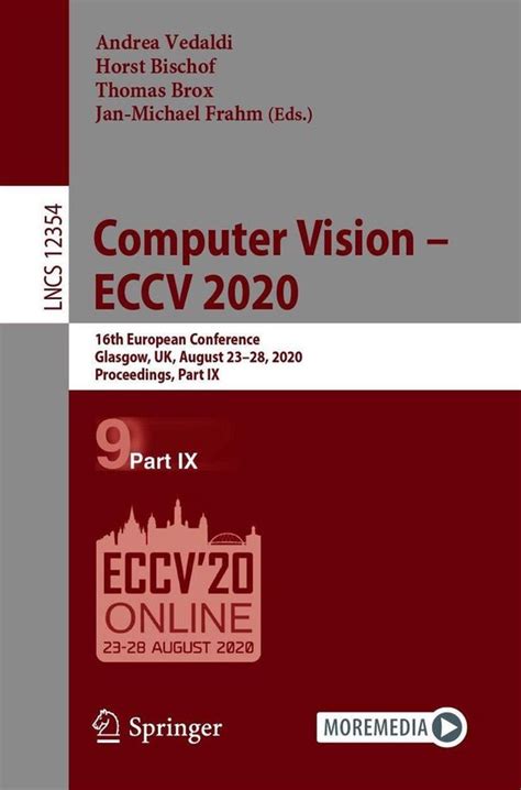 lecture notes in computer science 12354 computer vision eccv 2020