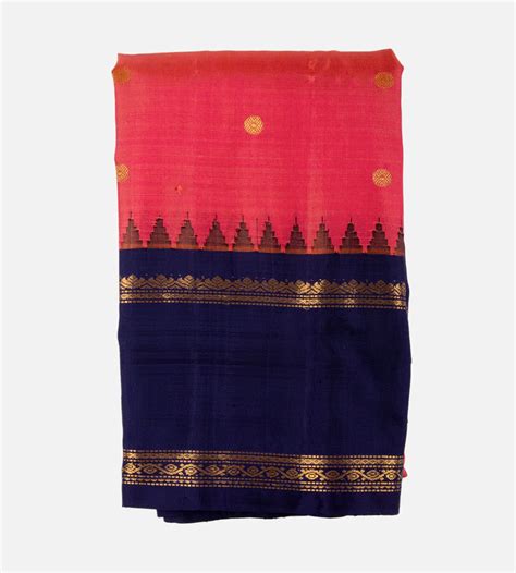 Pink Gadwal Silk Saree