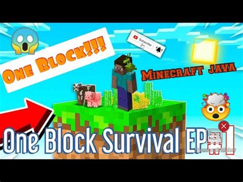 Minecraft One Block Survival Gameplay Ep Youtube