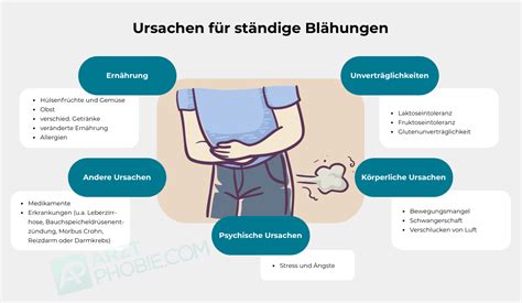 Ständig häufige Blähungen Ursachen und Tipps