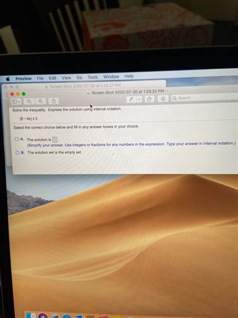 solved preview file edit view go tools window help screen