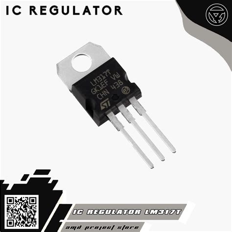 Jual IC LM317T Adjustable Voltage Regulator 1 2V 37v 1 5A LM317 TO220