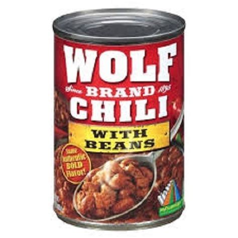 Wolf Chili No Beans 15 Oz Size 6 Cans Wolf Brand Chili Chili