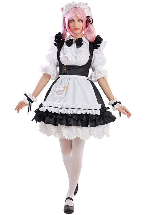 Anime French Maid Outfit Lolita Cosplay Dress Chinese 40 Off