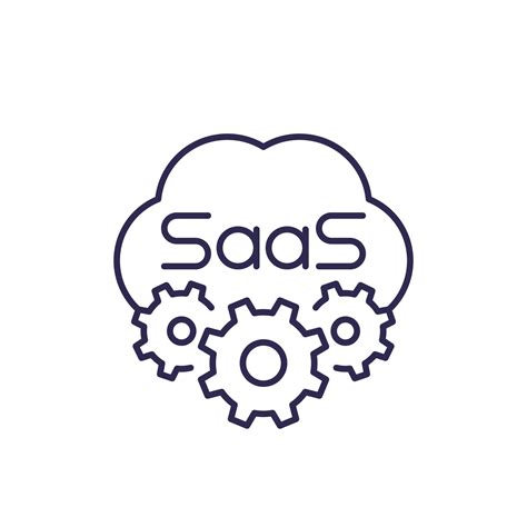 Saas icon, Software as a service line icon 4734071 Vector Art at Vecteezy