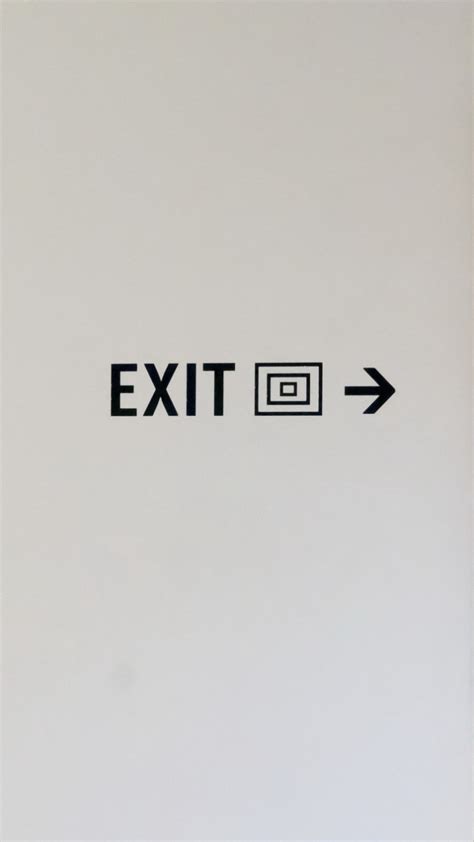 Download Wallpaper Background Wall Exit Section Minimalism In